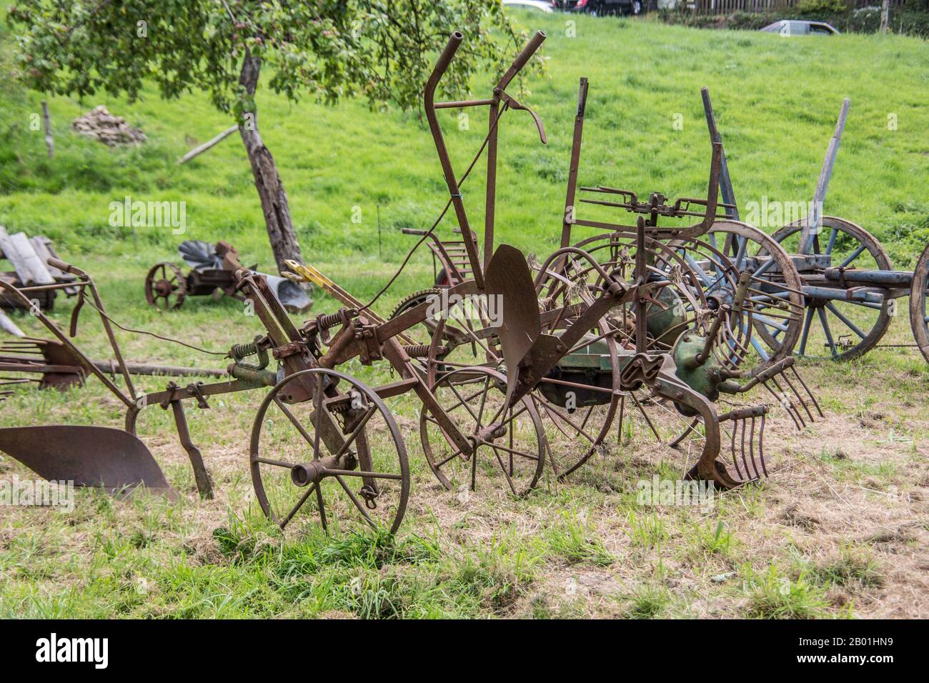 Historic agricultural machinery hi-res stock photography and images - Alamy