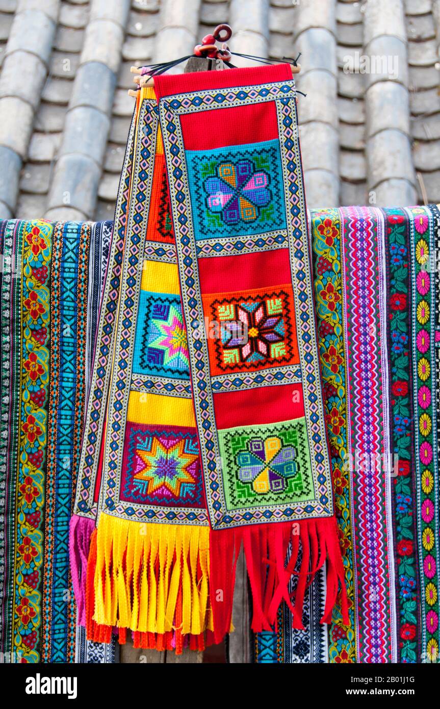 China: Naxi handicrafts for sale in Lijiang Old Town, Yunnan Province ...