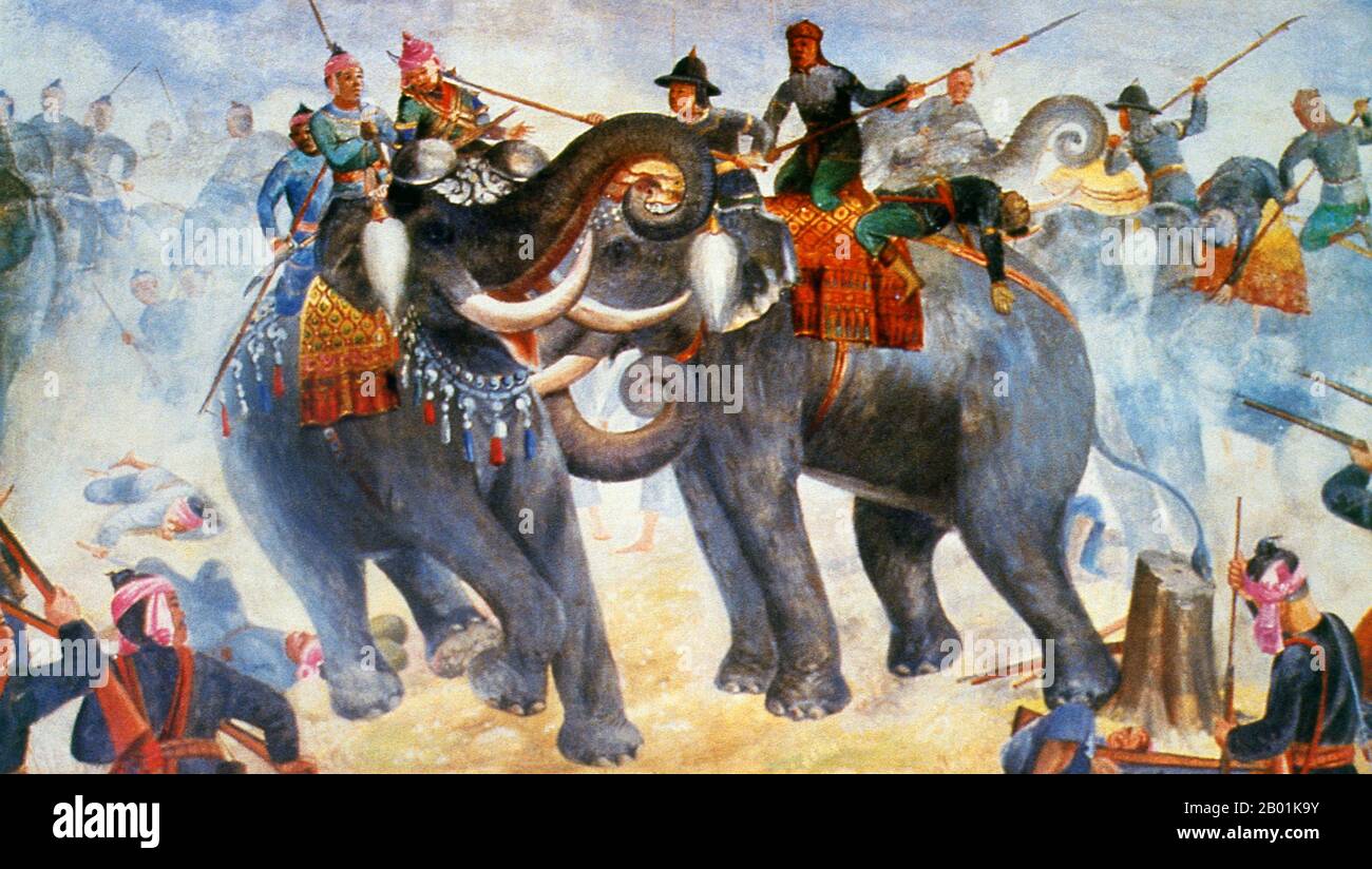 Burmese siamese war hi-res stock photography and images - Alamy