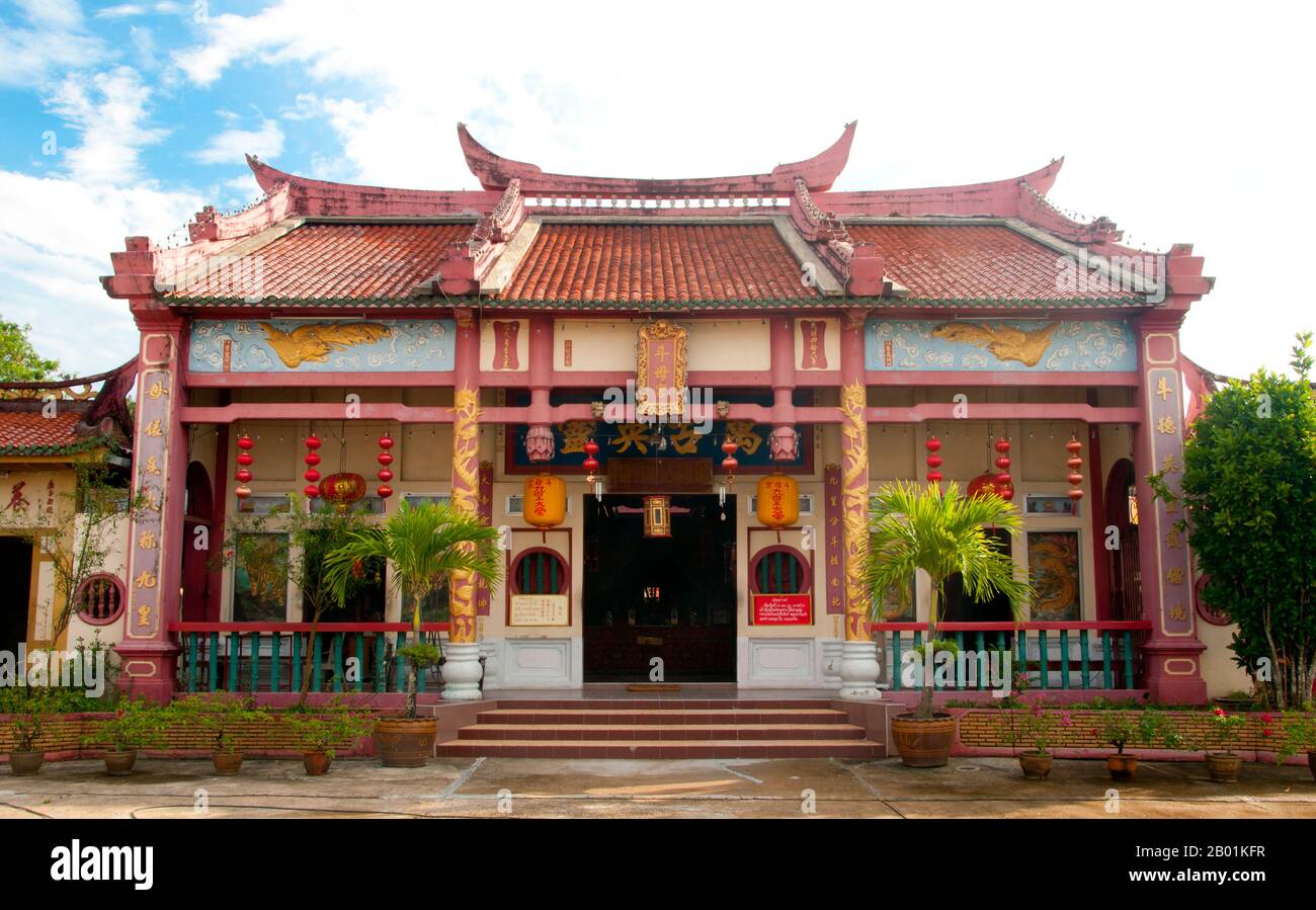 Thailand: Kiuyong La Chinese shrine (joss house), Trang Town, Trang ...