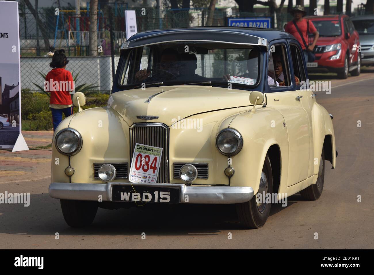 1949 Humber Hawk car with 20 hp and 4 cylinder engine. India WBD 15 ...