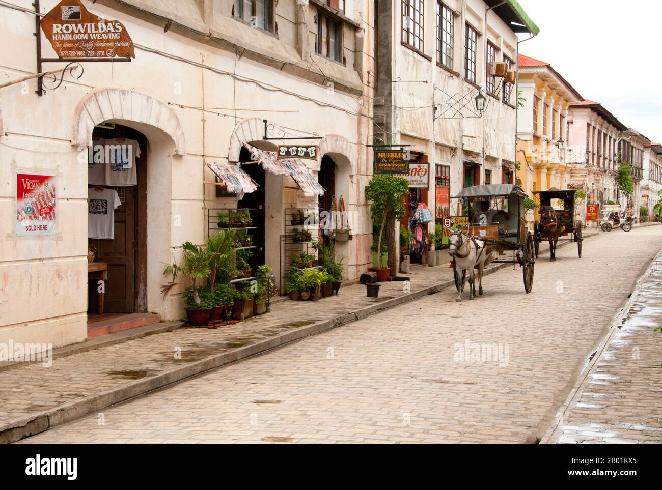 Philippines: Mestizo District, Vigan, Ilocos Sur Province, Luzon Island ...