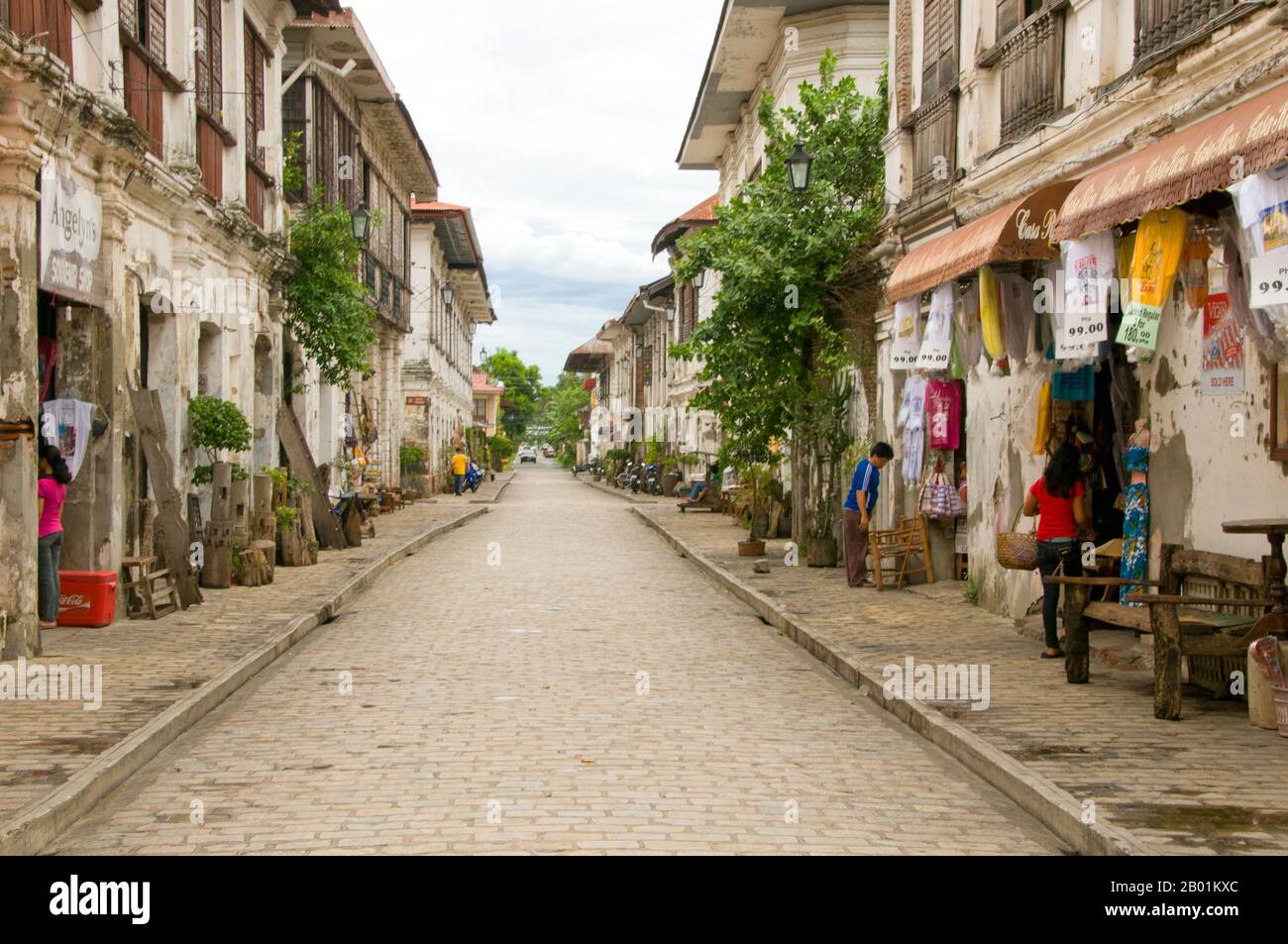 Philippines: Mestizo District, Vigan, Ilocos Sur Province, Luzon Island ...