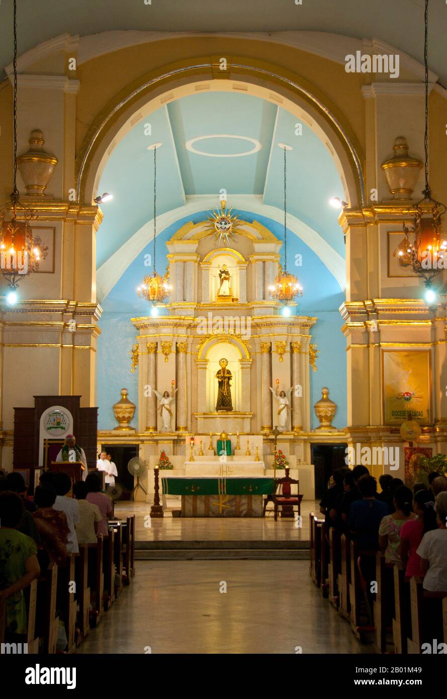 Philippines: A service takes place in St. William's Cathedral, Laoag ...