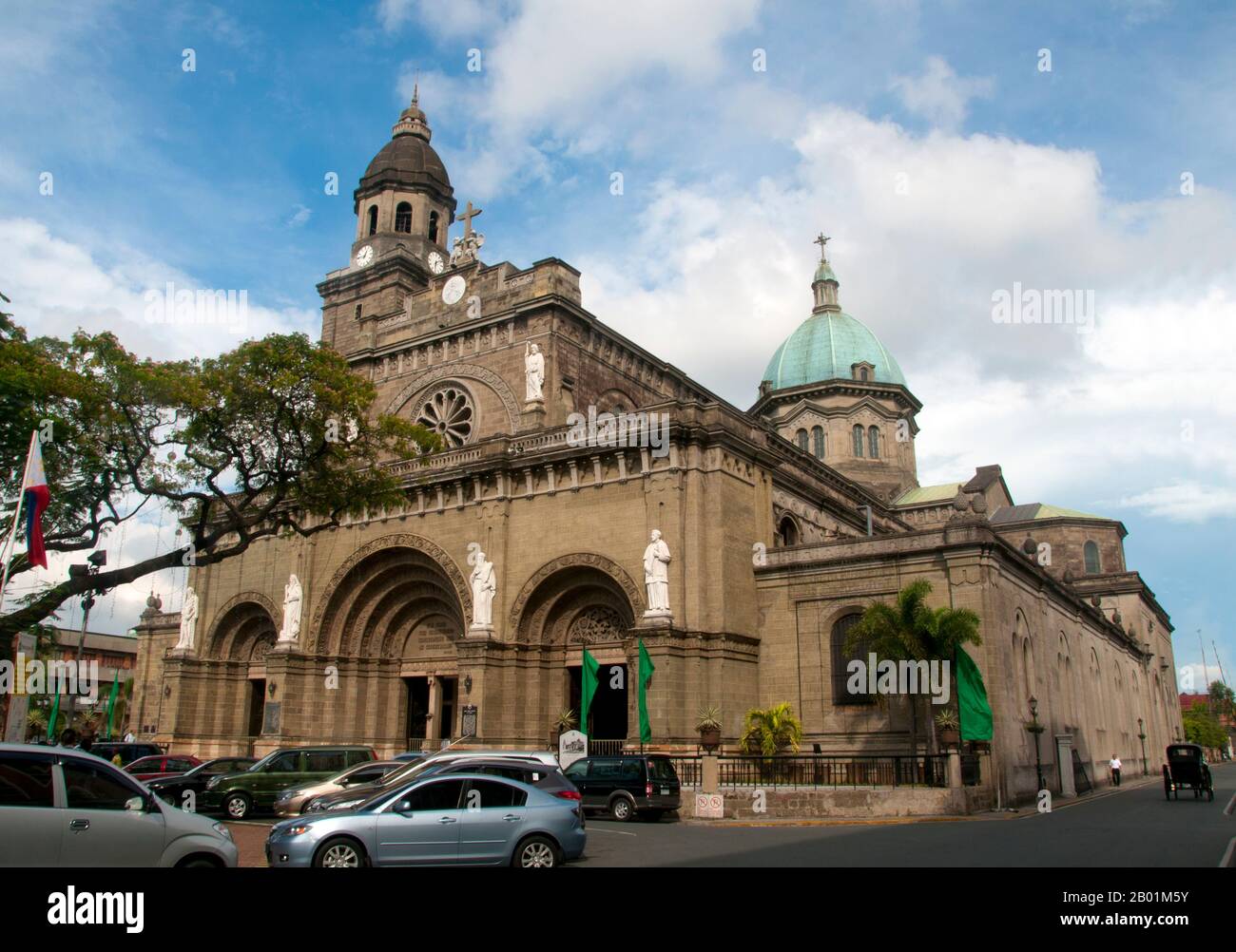 Philippines: Manila Cathedral, Intramuros, Manila. The Manila ...