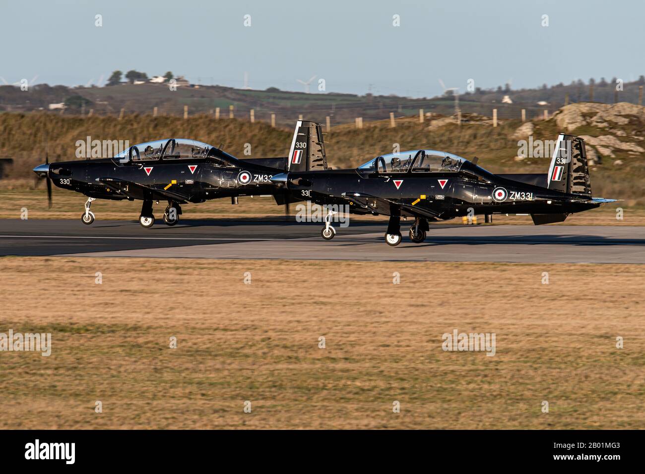 Raf Valley Texan T6 20-01-2020 Stock Photo - Alamy