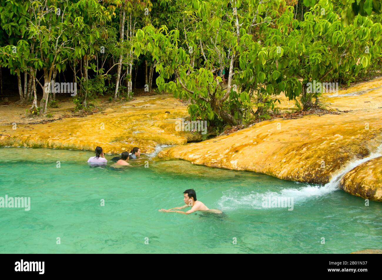 Thailand: Sra Morakot (Emerald Pool), Tung Tieo Forest Trail, Khao Pra ...