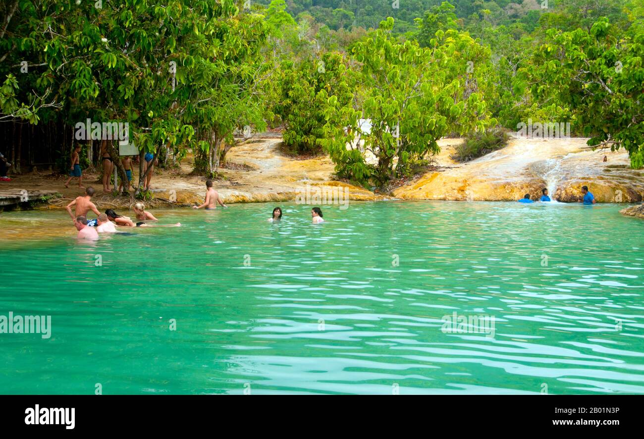 Thailand: Sra Morakot (Emerald Pool), Tung Tieo Forest Trail, Khao Pra ...