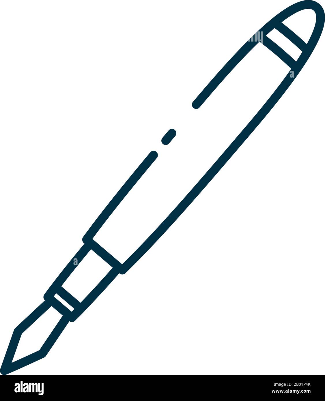 Pen line style icon design, Tool write office object instrument ...