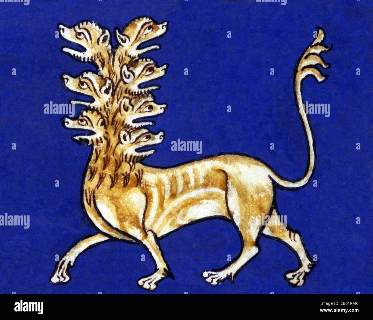 World map of the commentary on the apocalypse hi-res stock photography ...