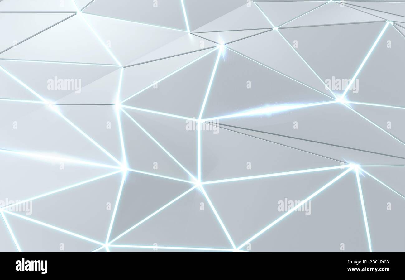 Polygon Abstract background. 3D rendering Stock Photo - Alamy