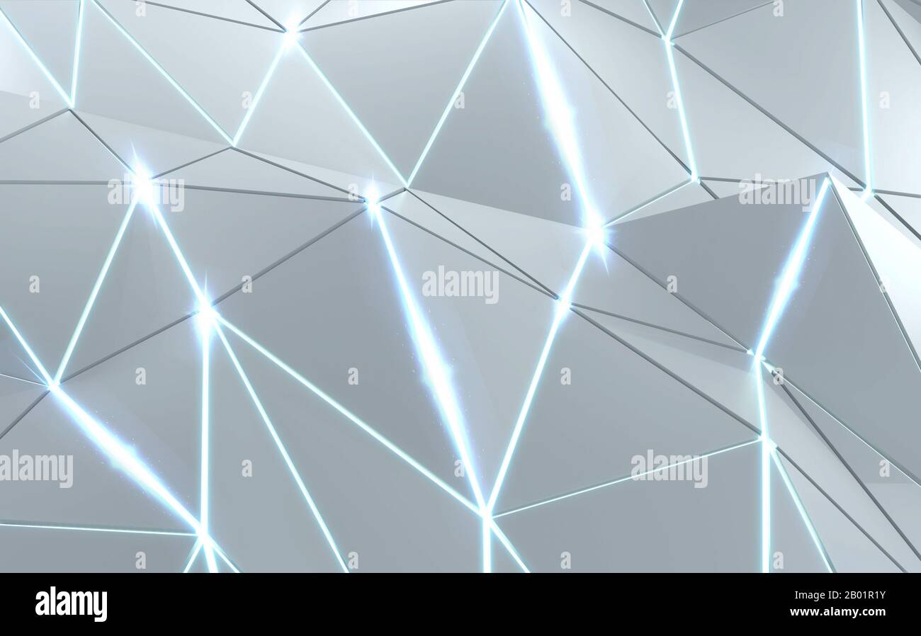 Polygon Abstract background. 3D rendering Stock Photo - Alamy