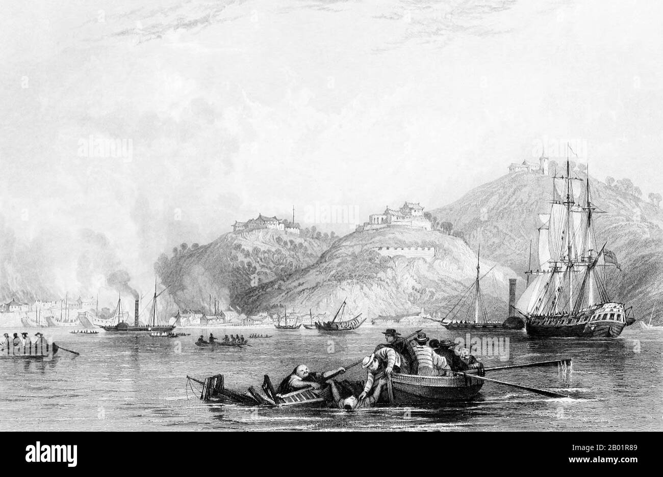 Anglo chinese wars Black and White Stock Photos & Images - Alamy