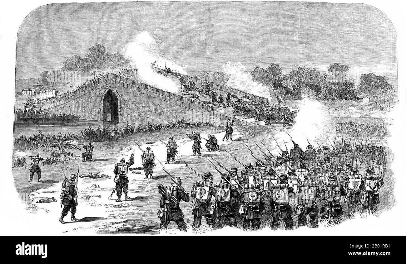 China/UK/France: 'French troops attack the Chinese at Pa-Li-Chian ...