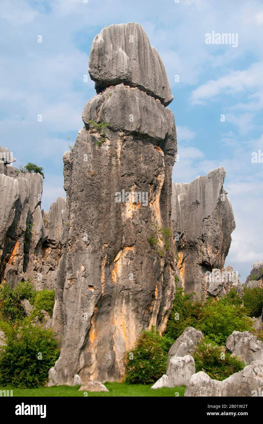 China: Stone Forest (Shilin), Shilin Yi Autonomous County, Yunnan ...