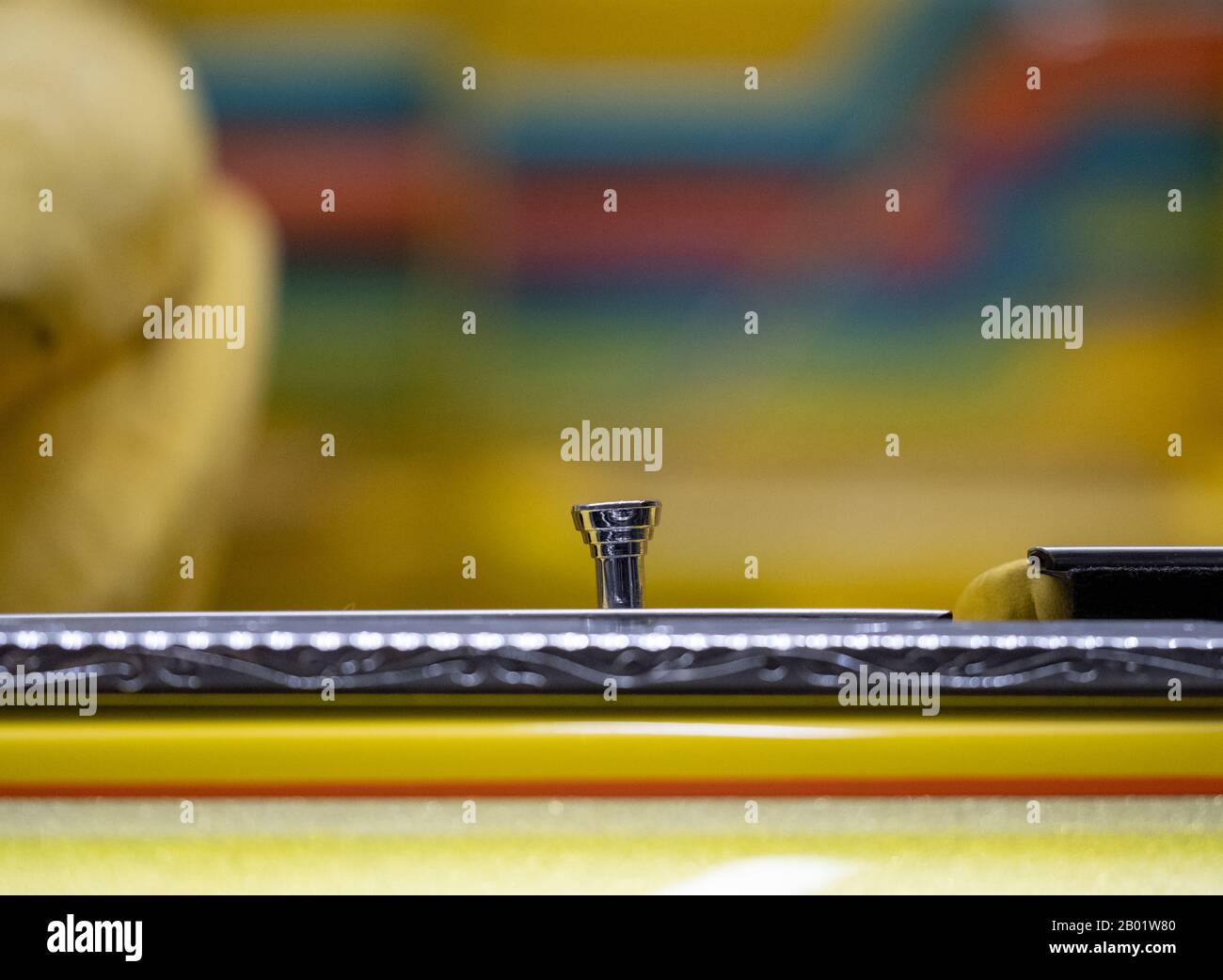 Close up of customised American Chevrolet Impala car by name of Tipsy ...