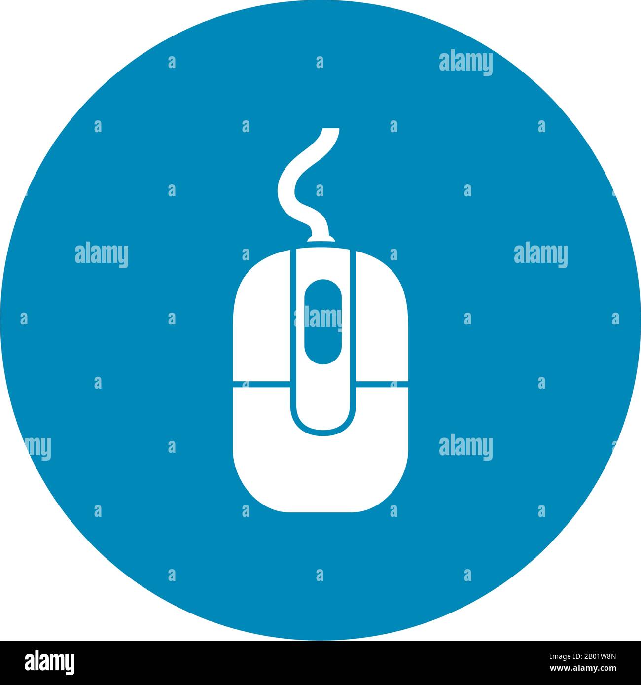 Mouse block style icon design, Digital technology communication social ...