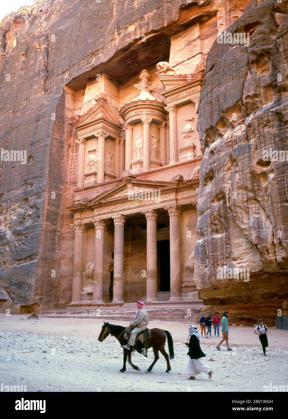 Jordan: Al Khazneh ('The Treasury'), Petra. Al Khazneh is one of the ...