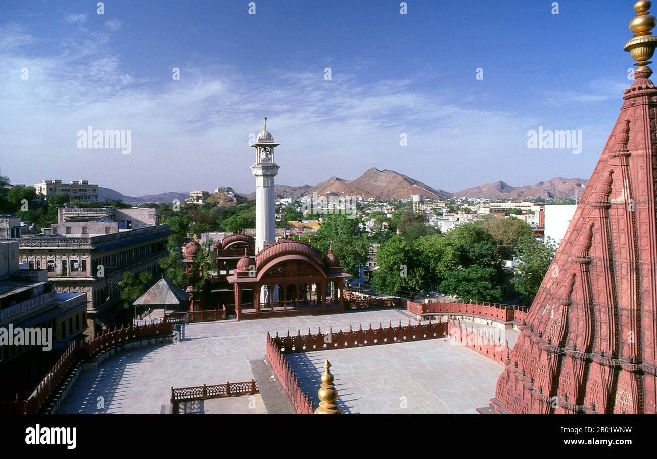 India: Soniji Ki Nasiyan (Ajmer Jain Temple), Ajmer, Rajasthan. Ajmer ...