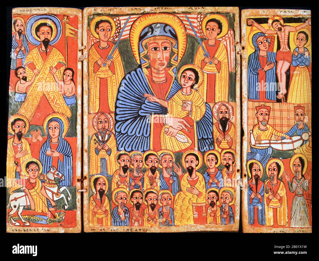Ethiopian coptic orthodox church painting hi-res stock photography and ...