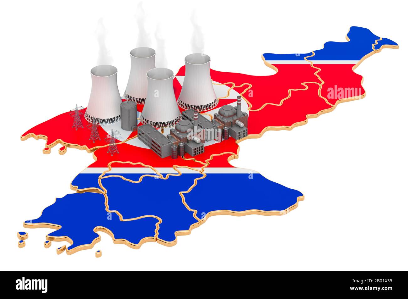 Electricity plant,korea Cut Out Stock Images & Pictures - Alamy