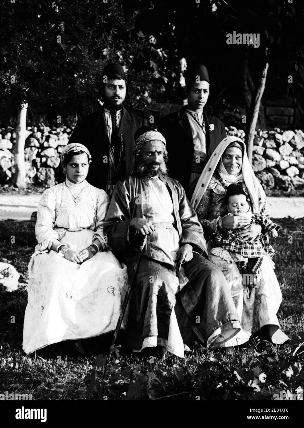 Yemen/Palestine: Mizrahi Jewish family of Yemeni origin, Jerusalem, c ...