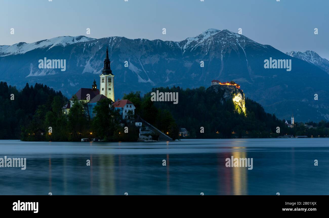 Church of the mother of god on the lake hi-res stock photography and ...