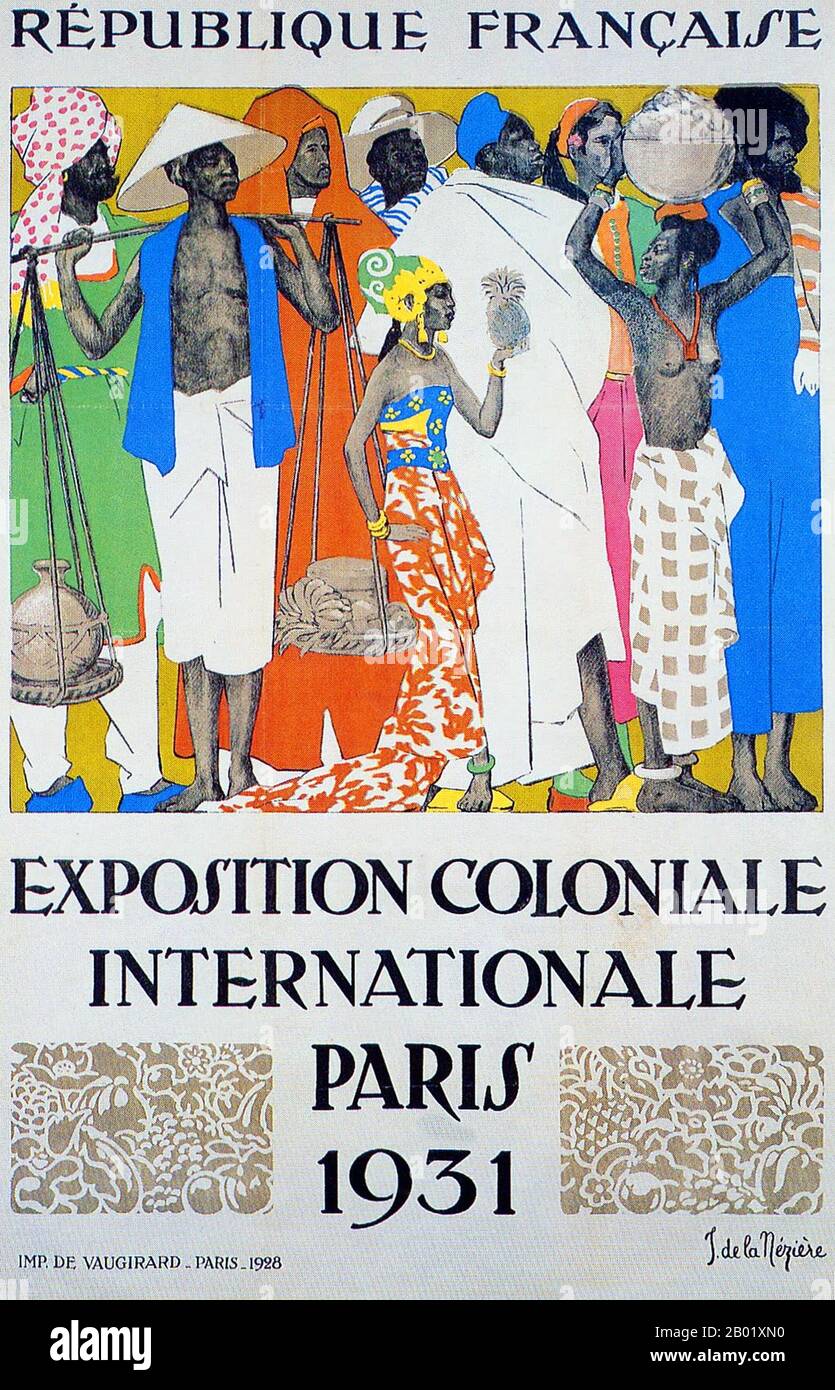 Exposition coloniale poster hi-res stock photography and images - Alamy