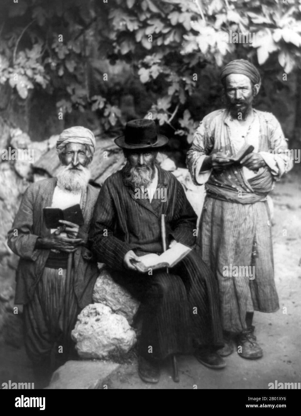 Palestine: Jews in Arab and European garb in Jerusalem, 1898-1934 ...