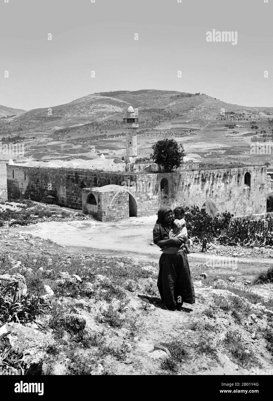 Palestine: Nabi Yahya Mosque, in the village of Sebastiya near Nablus ...