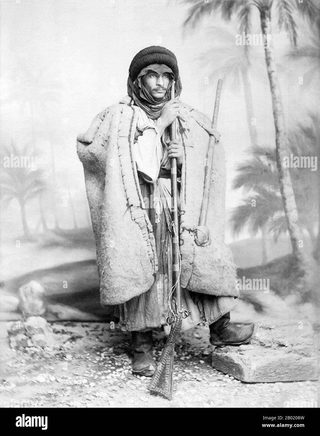 Arabia: 'A Bedouin Chief of Shepherds'. Photo by Félix Bonfils (1831 ...