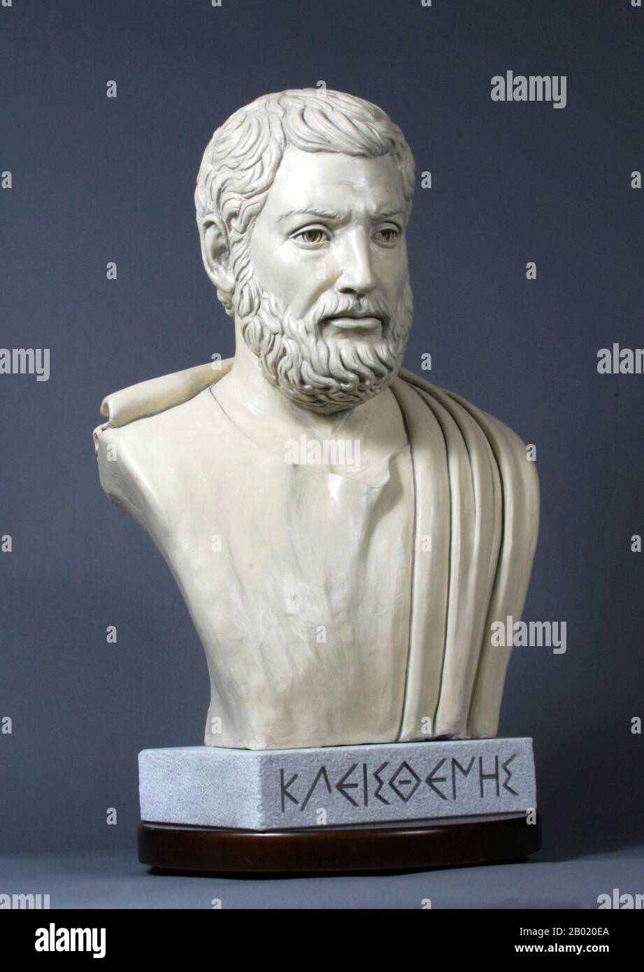 Greece/USA: Cleisthenes (born c. 570 BCE), 'The Father of Atheniian ...