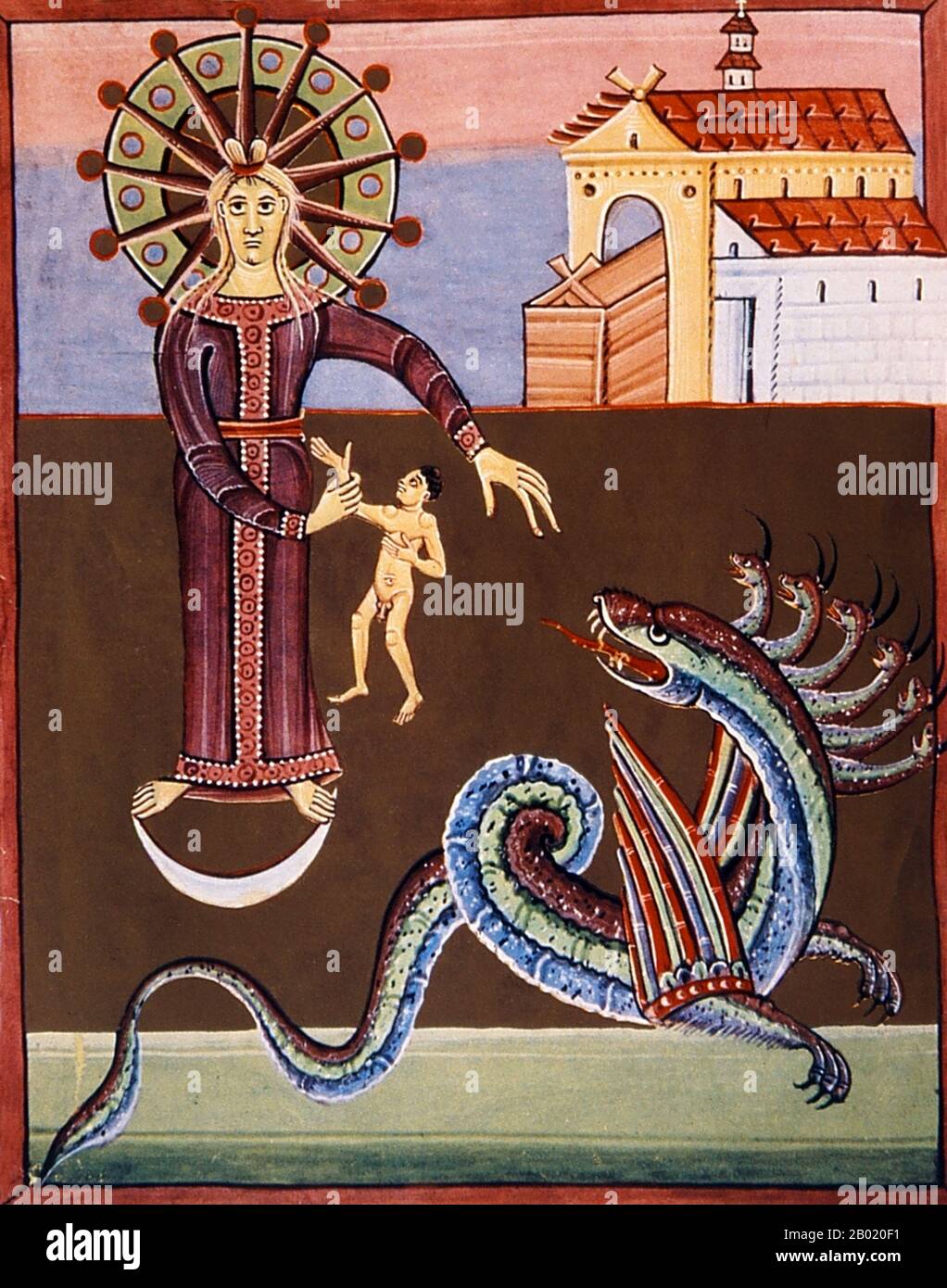 The Bamberg Apocalypse, 1000-1020, is held in the Bamberg State Library ...