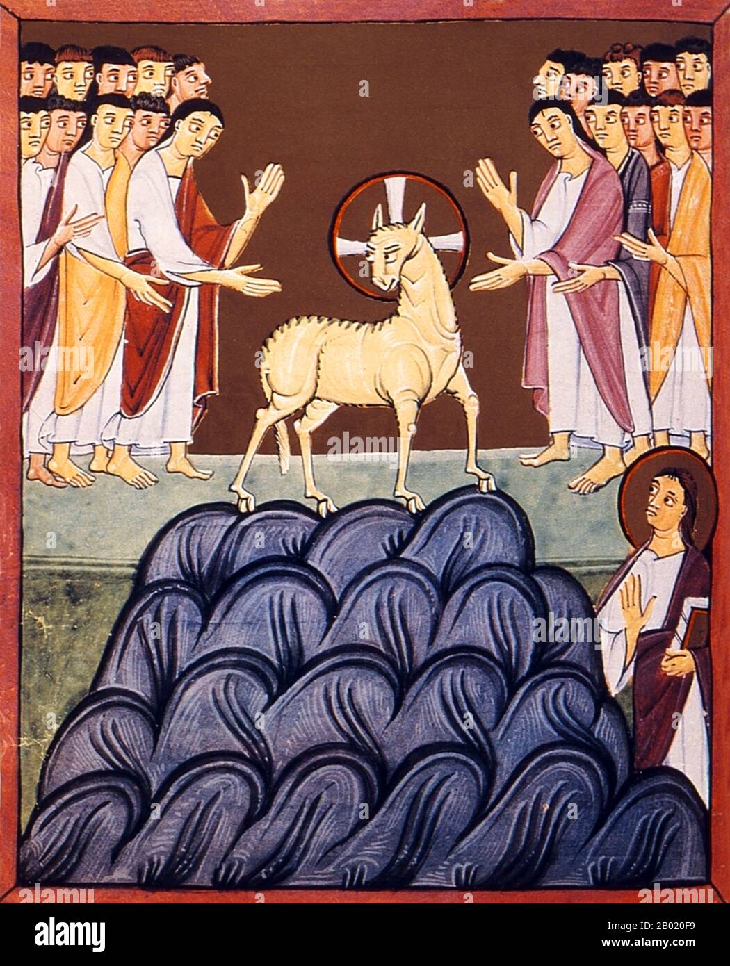 Germany: The Lamb on Mount Zion. Illumination from the Bamberg ...