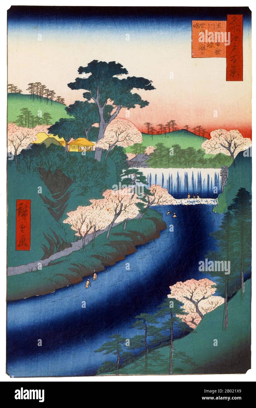 Japan: Ōji: Dam on the Otonashi River, known as "The Great Waterfall ...