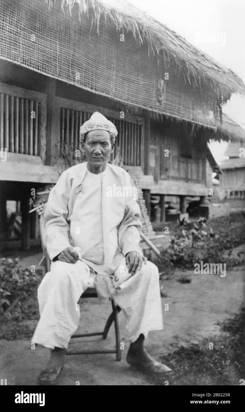 Burma/Myanmar: A well-to-do Panthay (Chinese Muslim), Shan State, c ...
