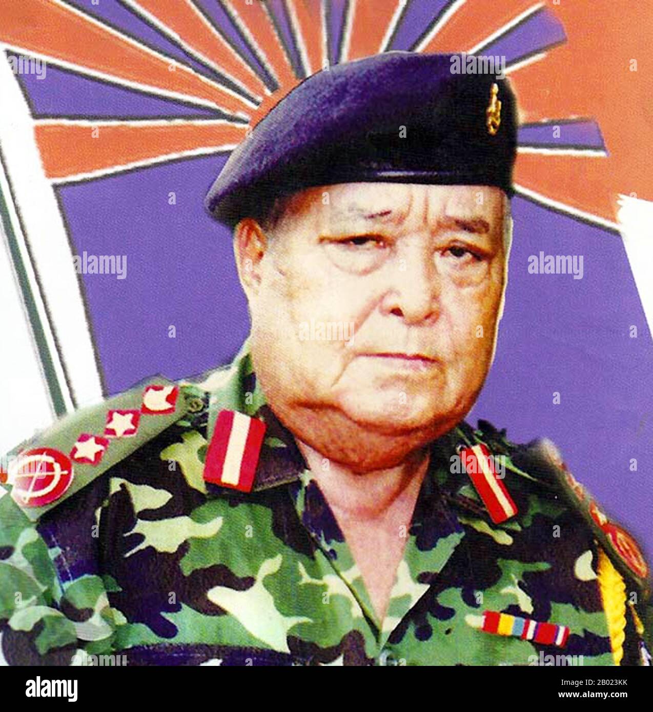 Burma/Myanmar: General Bo Mya (20 January 1927 - 23 December 2006 ...