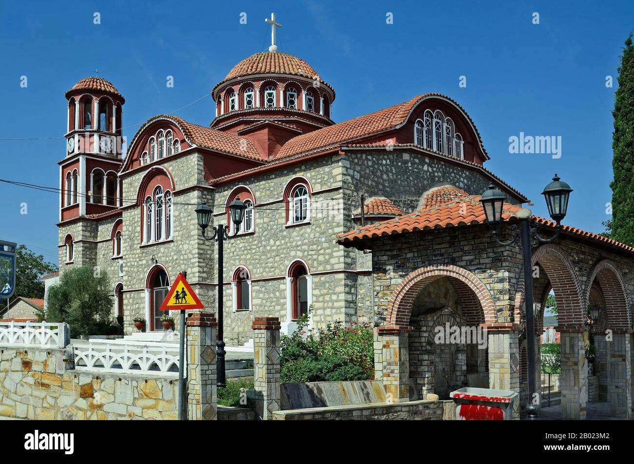 Greece, orthodox church in Dadia, Evros Area Stock Photo - Alamy