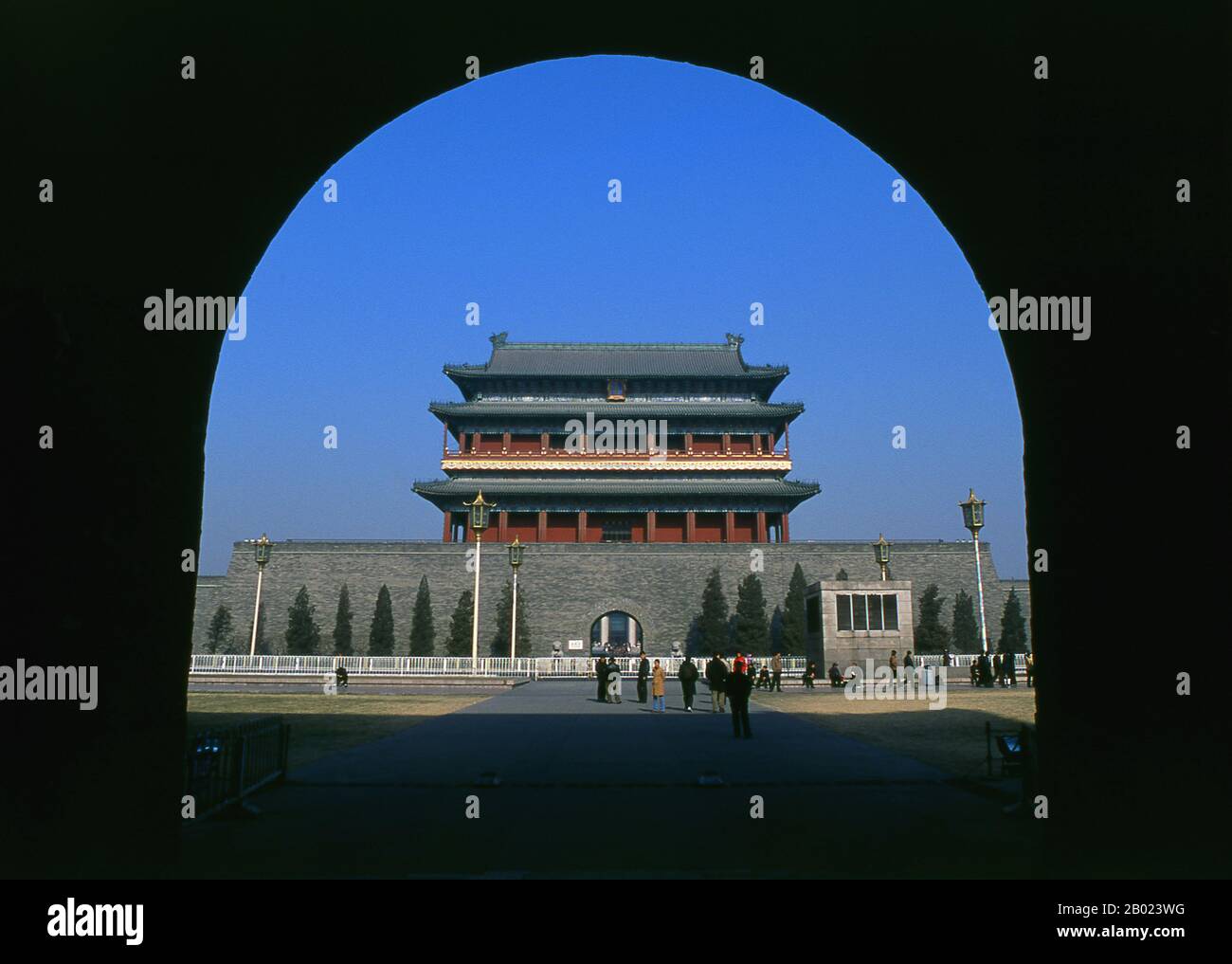 China: The gate house of Qianmen (front gate), also known more ...