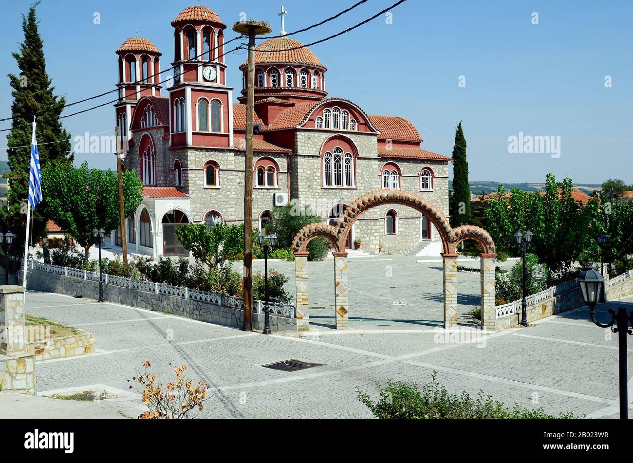 Greece, orthodox church in Dadia, Evros Area Stock Photo - Alamy