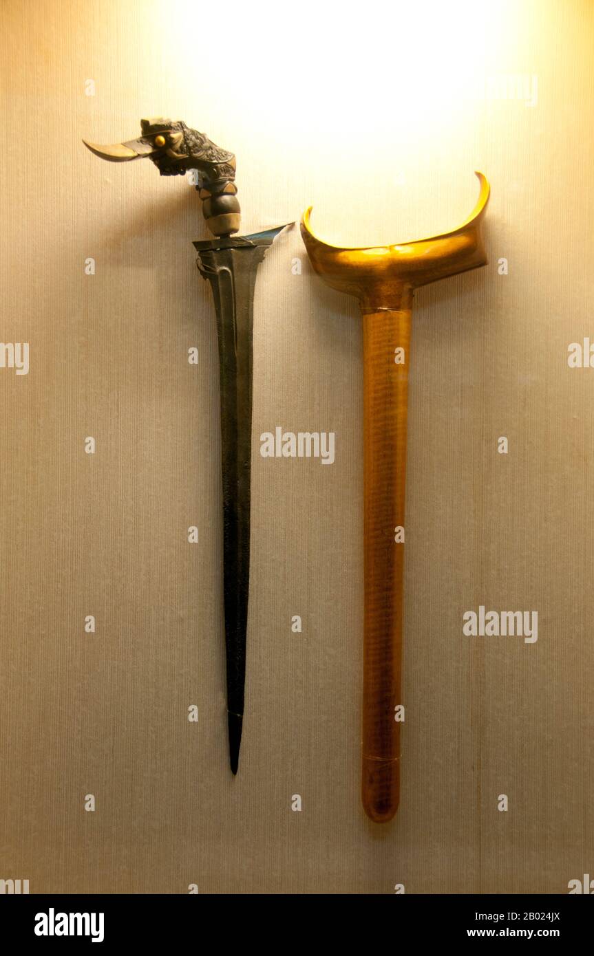 Thailand: Display of kris (daggers), Thaksin Folklore Museum, Songkhla ...