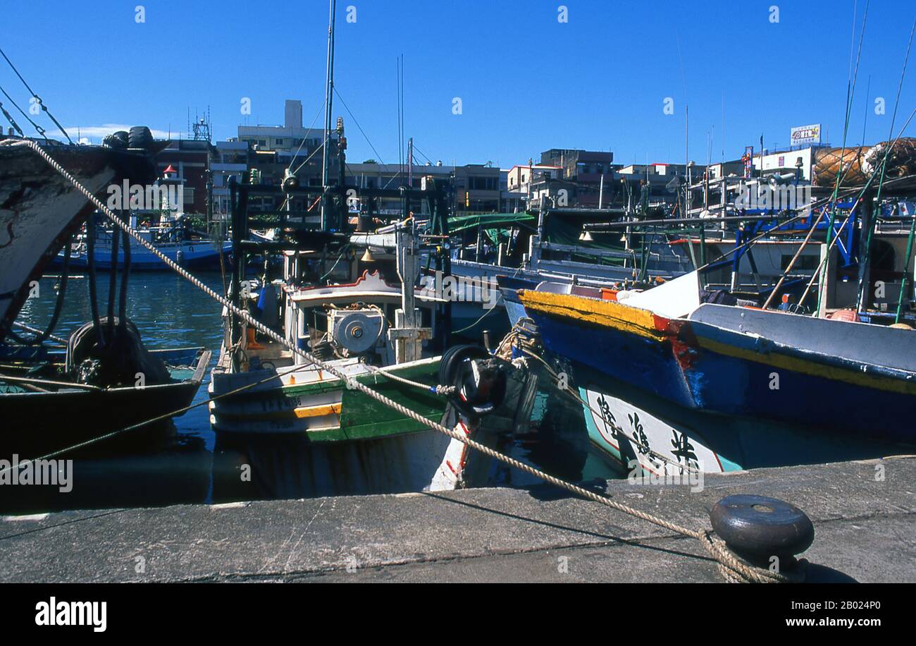 Taiwan: Nanfang Ao fishing harbour, Northeast Coast. Nanfang'ao ...