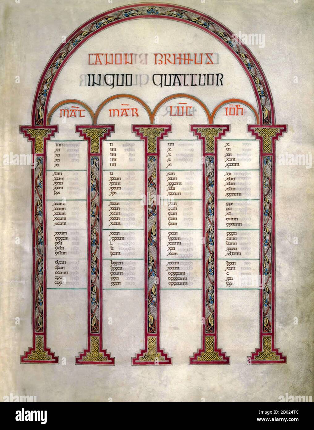 Anglo saxon gospel hi-res stock photography and images - Alamy