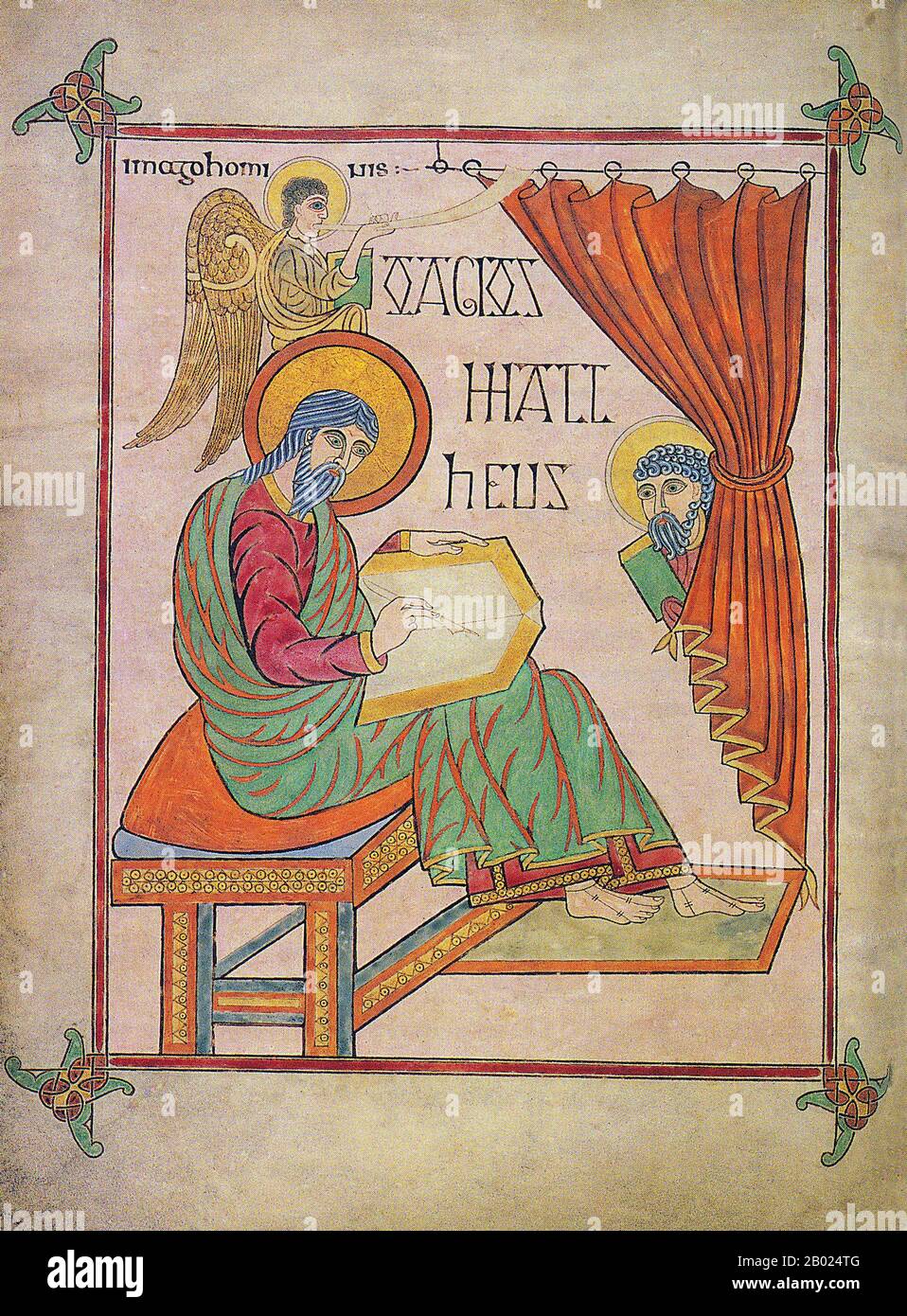 England/UK: The Lindisfarne Gospels, Lindisfarne (Holy Island), c. 700 ...