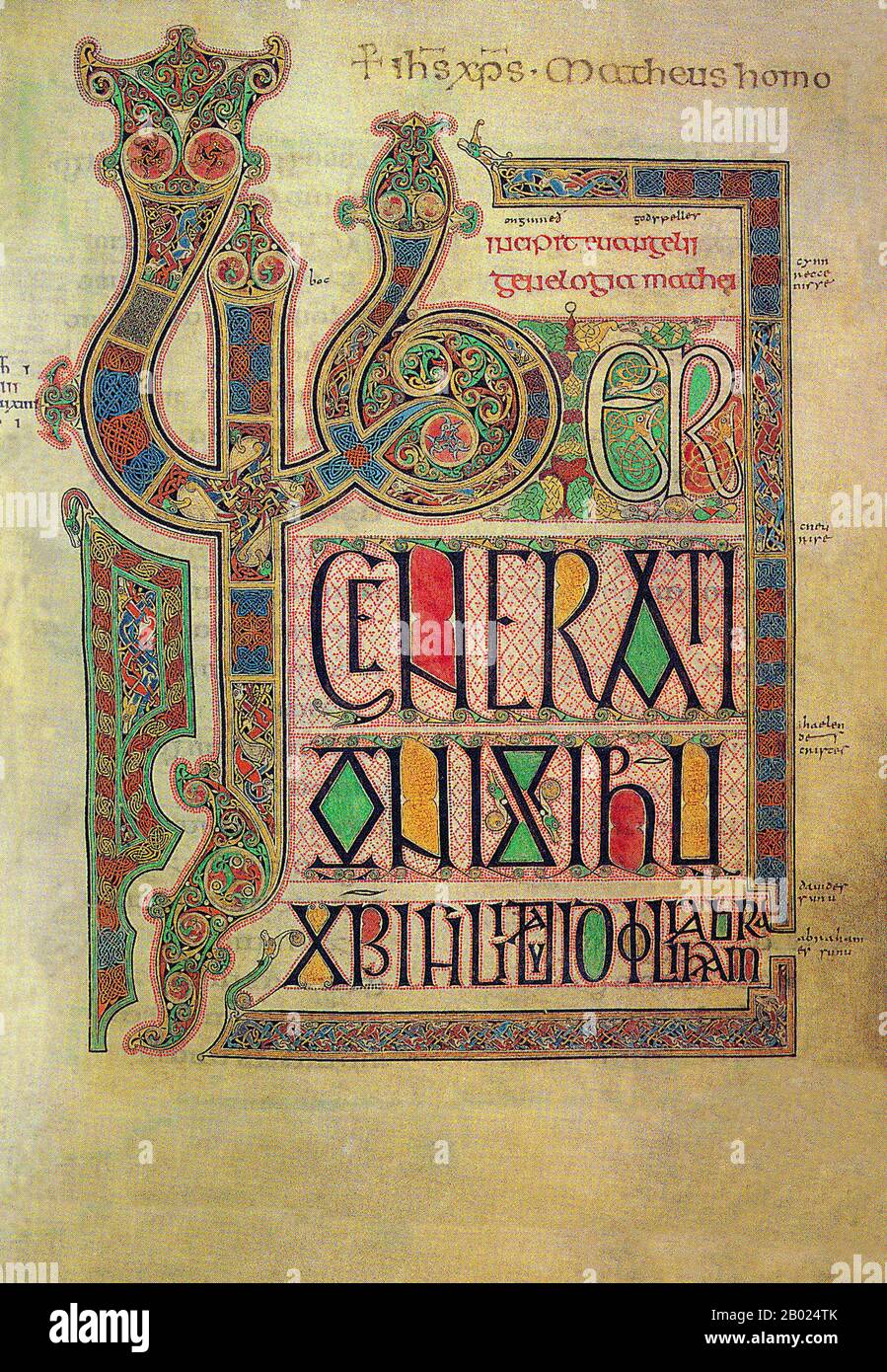 Illuminated manuscript anglo saxon hi-res stock photography and images ...