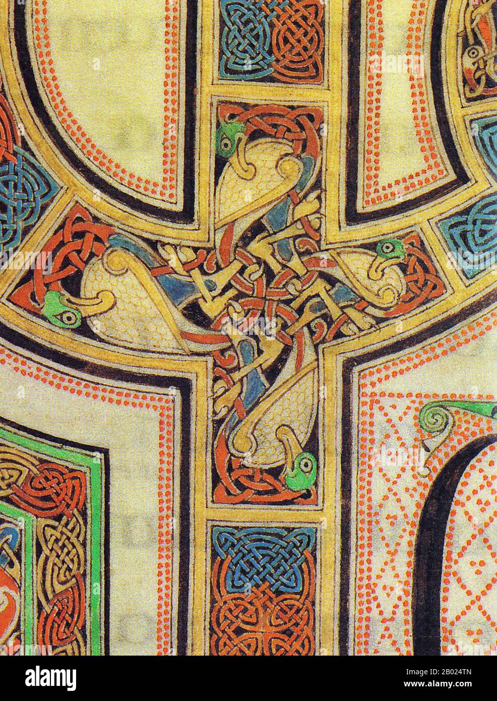 England/UK: The Lindisfarne Gospels, Lindisfarne (Holy Island), c. 700 ...