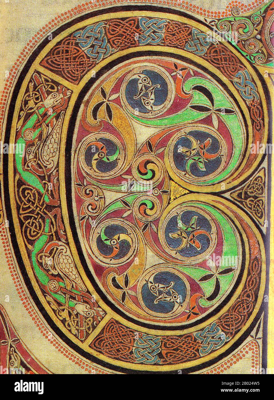 England/UK: The Lindisfarne Gospels, Lindisfarne (Holy Island), c. 700 ...
