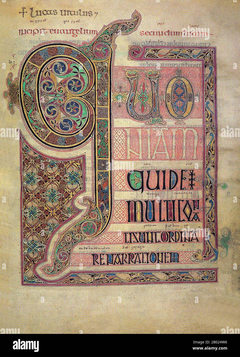 Anglo saxon gospel hi-res stock photography and images - Alamy