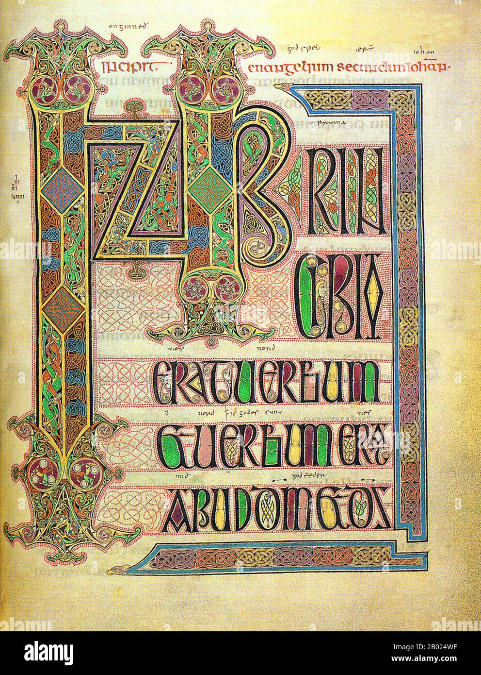 Anglo saxon gospel hi-res stock photography and images - Alamy