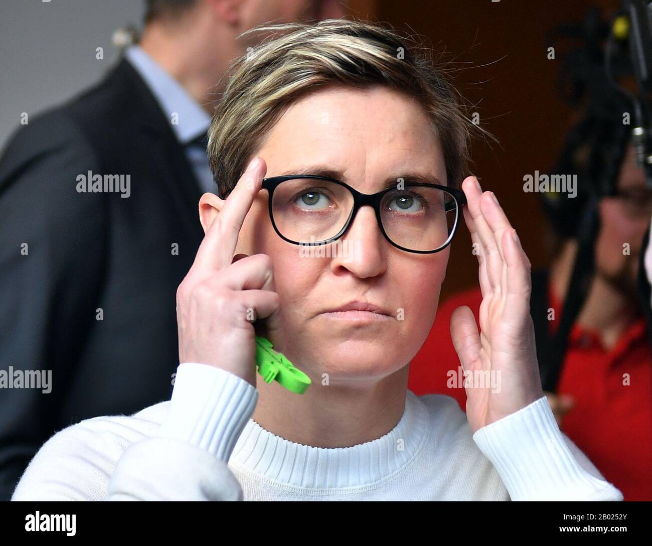 Erfurt, Germany. 18th Feb, 2020. Susanne Hennig-Wellsow (Die Linke ...